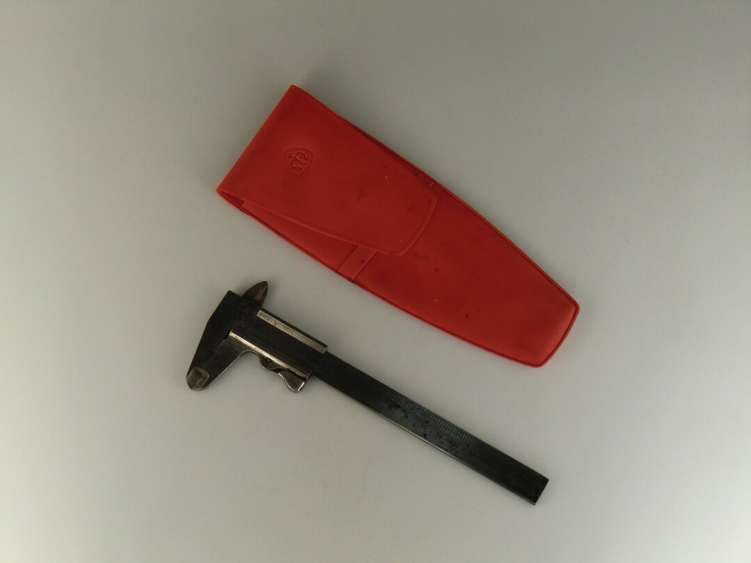 Vintage Marked German Mauser Micrometer Slide Steel Caliper With ...