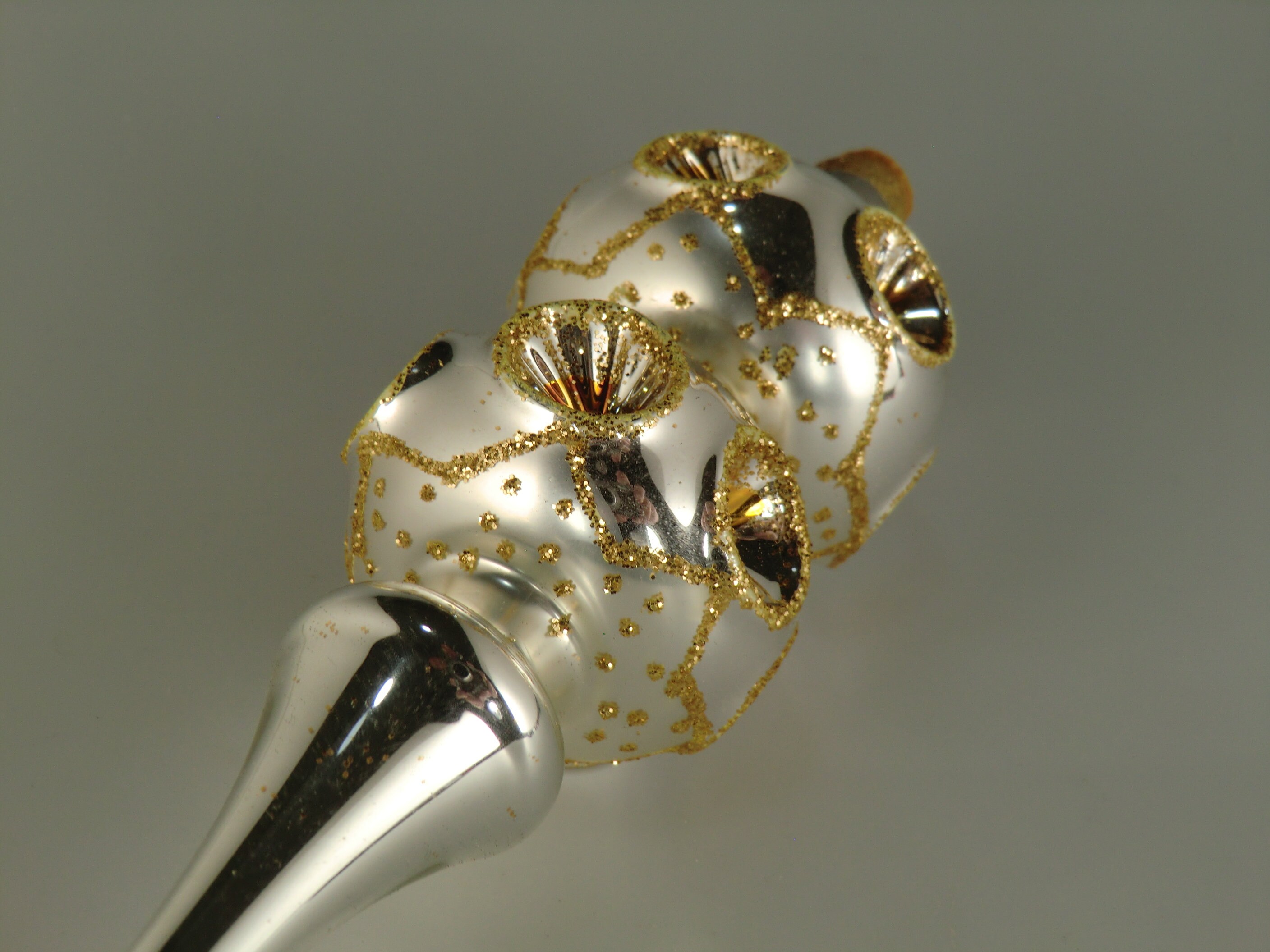 Vintage Bohemian Czech Glass Top Topper Christmas Tree With - Etsy