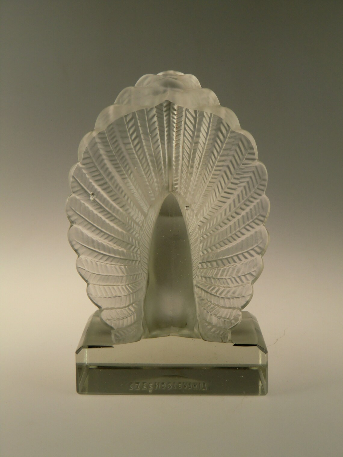 Bohemian Czech Art Deco Pigeon Bird Glass Figurine Sculpture | Etsy