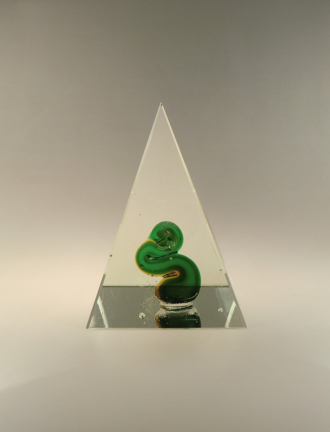 Bohemian Czech Borocrystal Exbor Art Glass Object by Karel Wunsch - Etsy