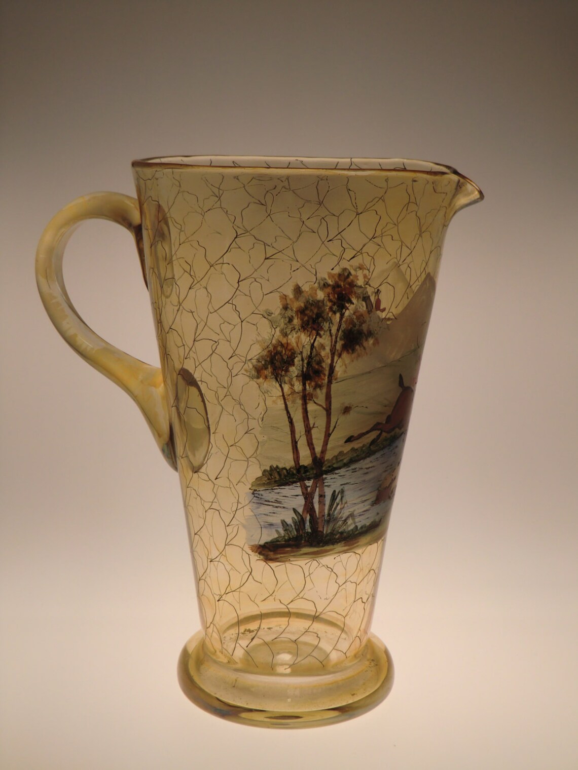 Czech Bohemian Haida Karel Palda Art Deco Glass Jug With 3 Glasses - Etsy