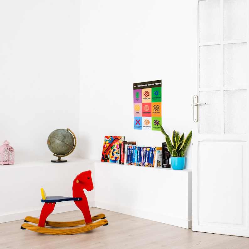 My First African Adinkra Poster / Children Poster / Kwanzaa / African ...