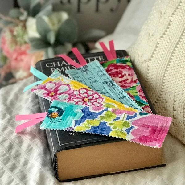 Fabric Bookmark - Etsy