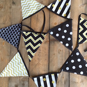 Black and Gold Military Academy Flag Banner Gift - Handmade Bunting for ...