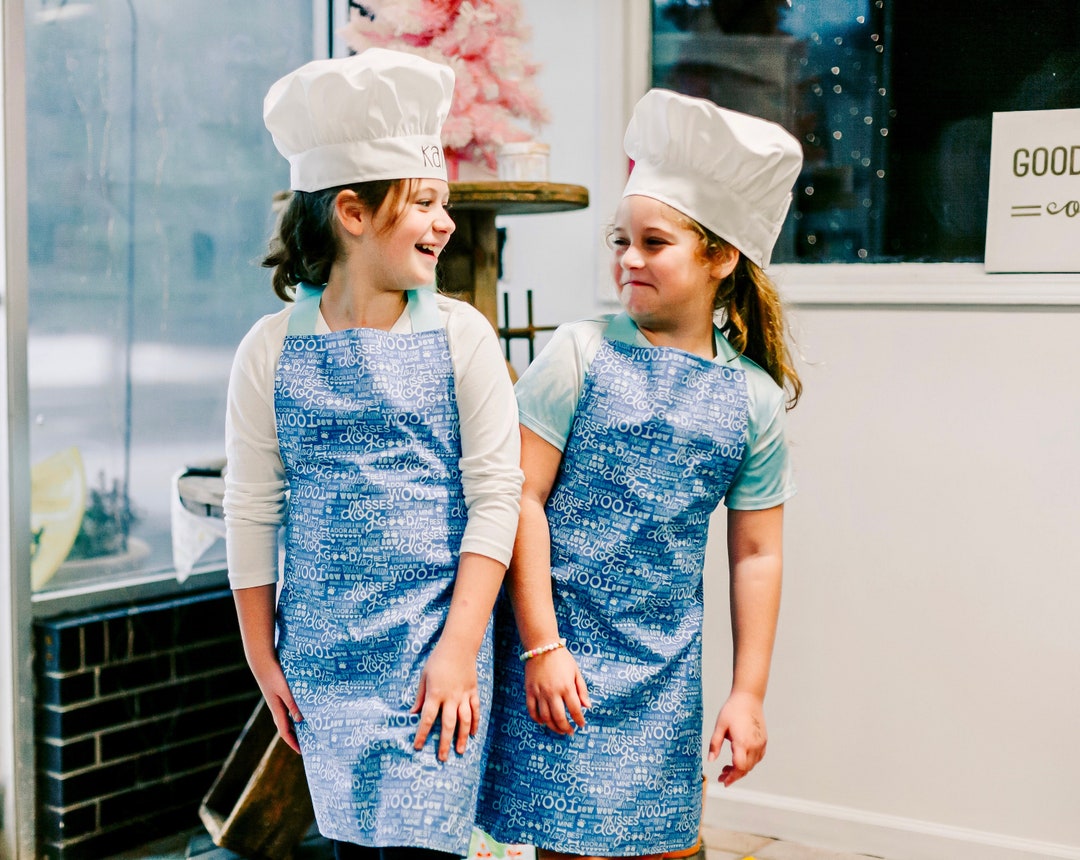 Dog Words Print Apron: Tween & Teen Girl Baking, Cooking, Art - Etsy