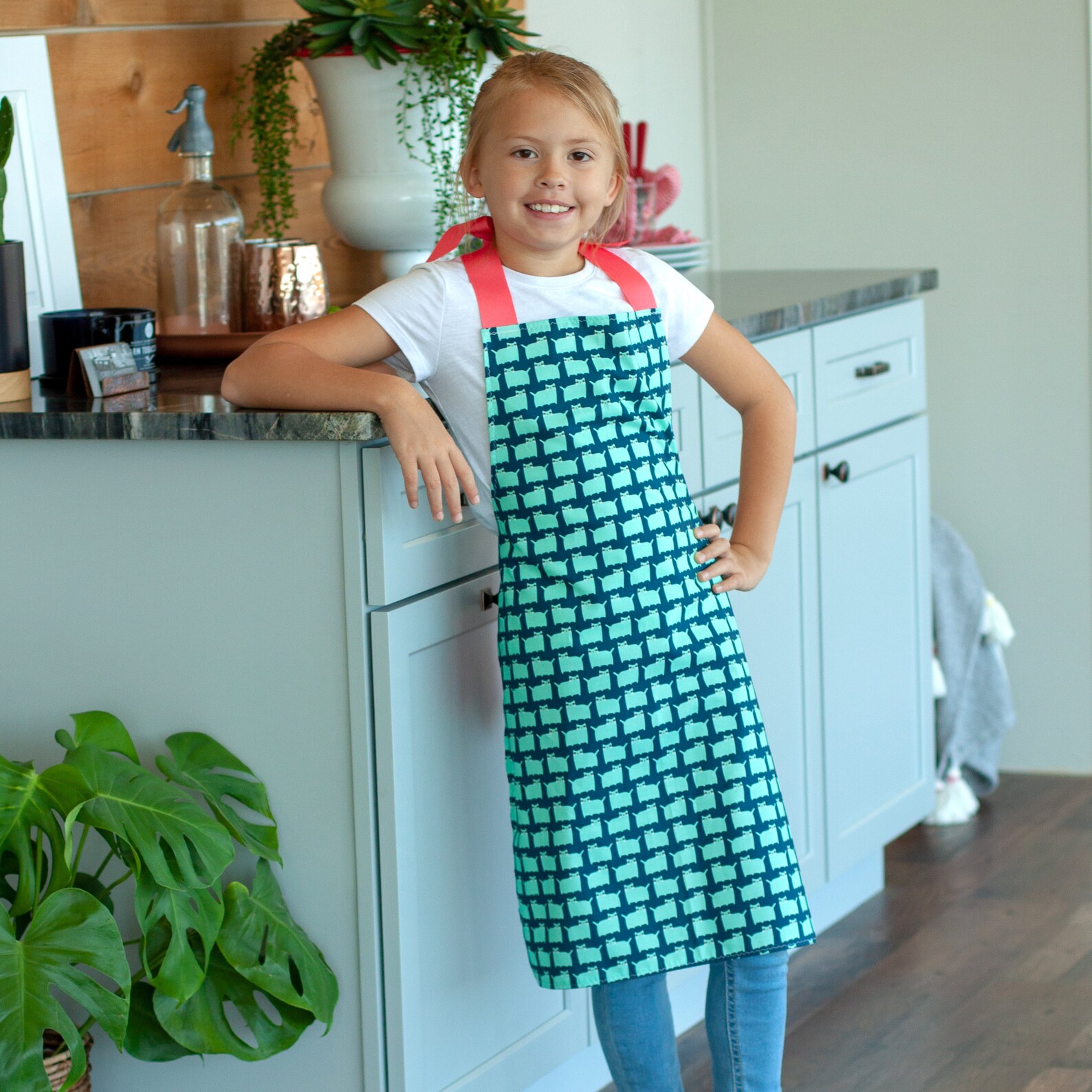 Blue Fat Cat Tween Girl Gift Apron for Art Kitchen or Crafts - Etsy