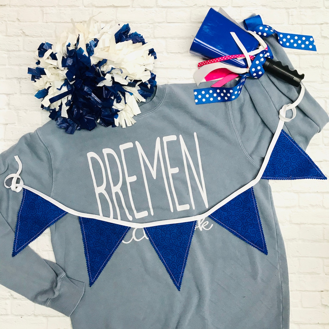 Royal Blue Fabric Banner - School Spirit Classroom Decor - Reusable ...