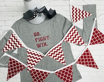 Printable Assorted Pennant Flag Banner: Kelly Green (Download Now) - Etsy