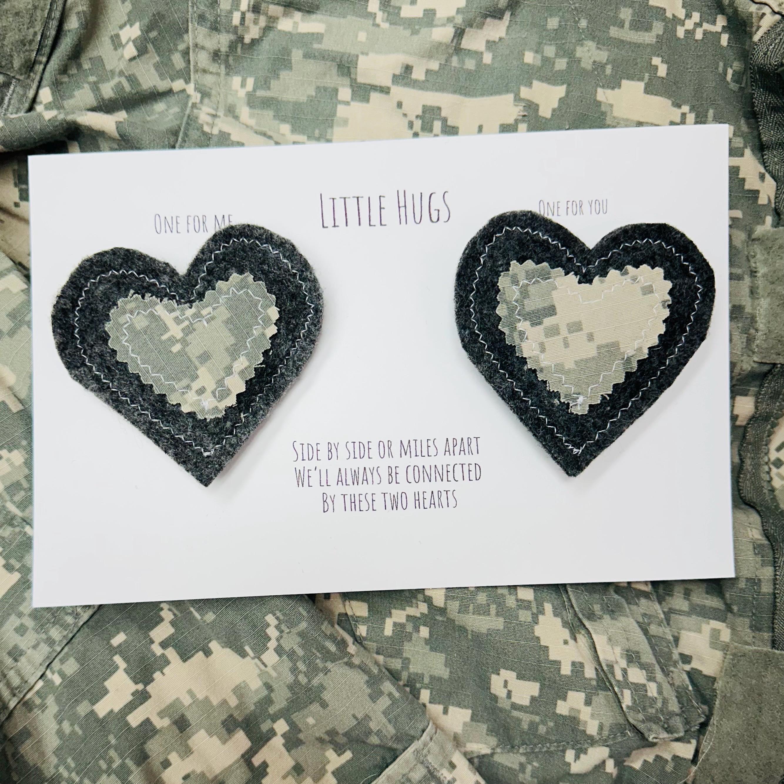 Little Military Hug, Camo Pocket Pillow, Military Mom Gift, Academy ...