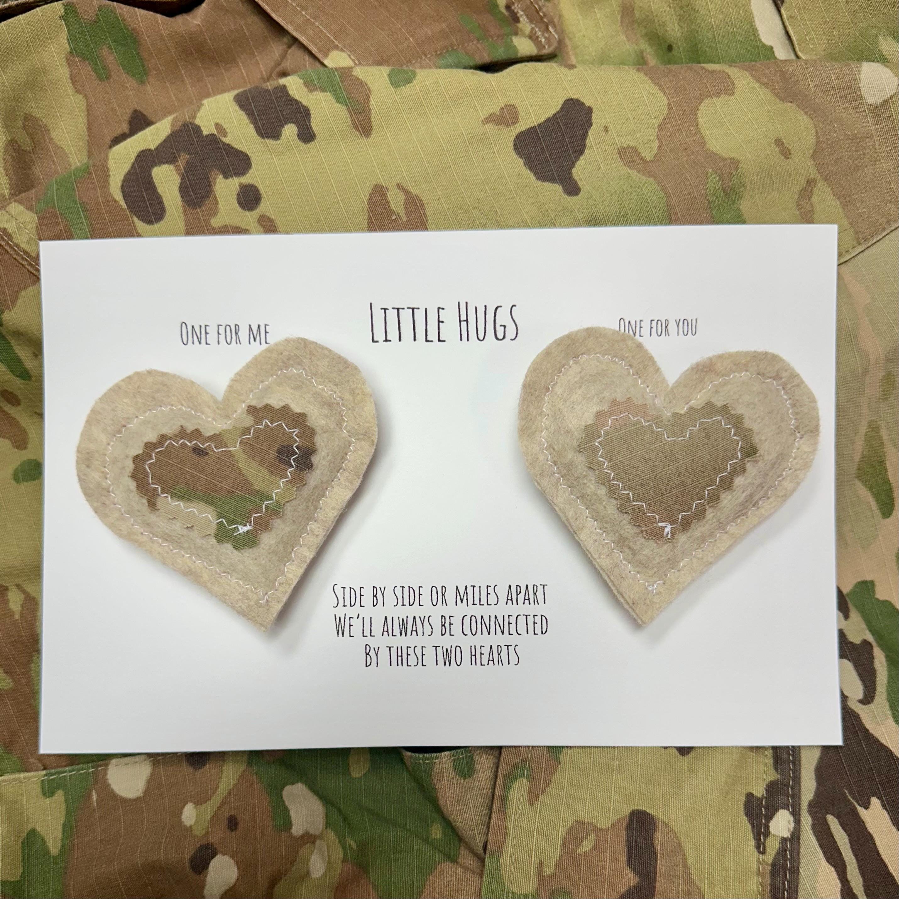 Little Military Hug, Camo Pocket Pillow, Military Mom Gift, Academy ...