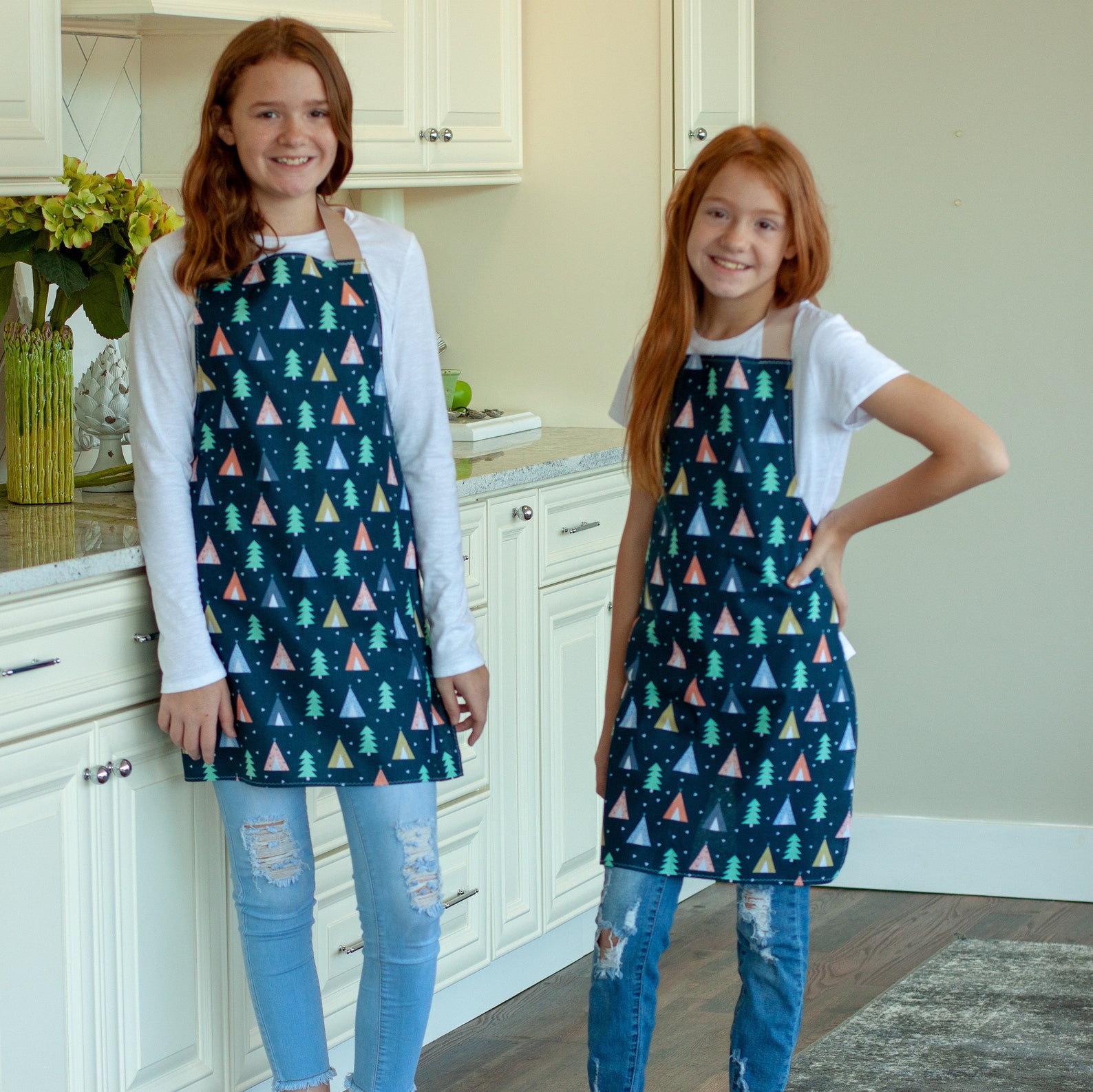 Colorful Teepee & Tree Apron, Tween Teen Girls, Personalized Gift - Etsy