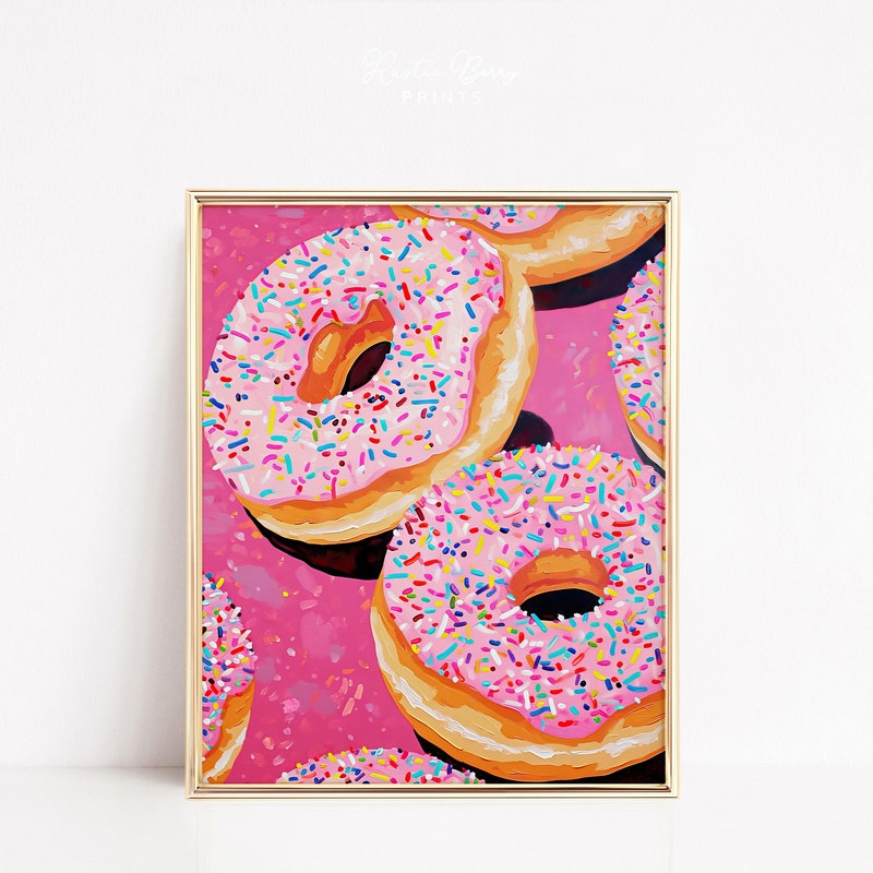 Donut Art - Etsy