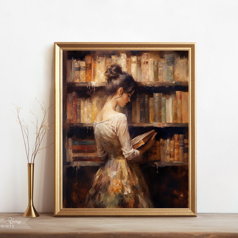 Library Wall Art - Etsy