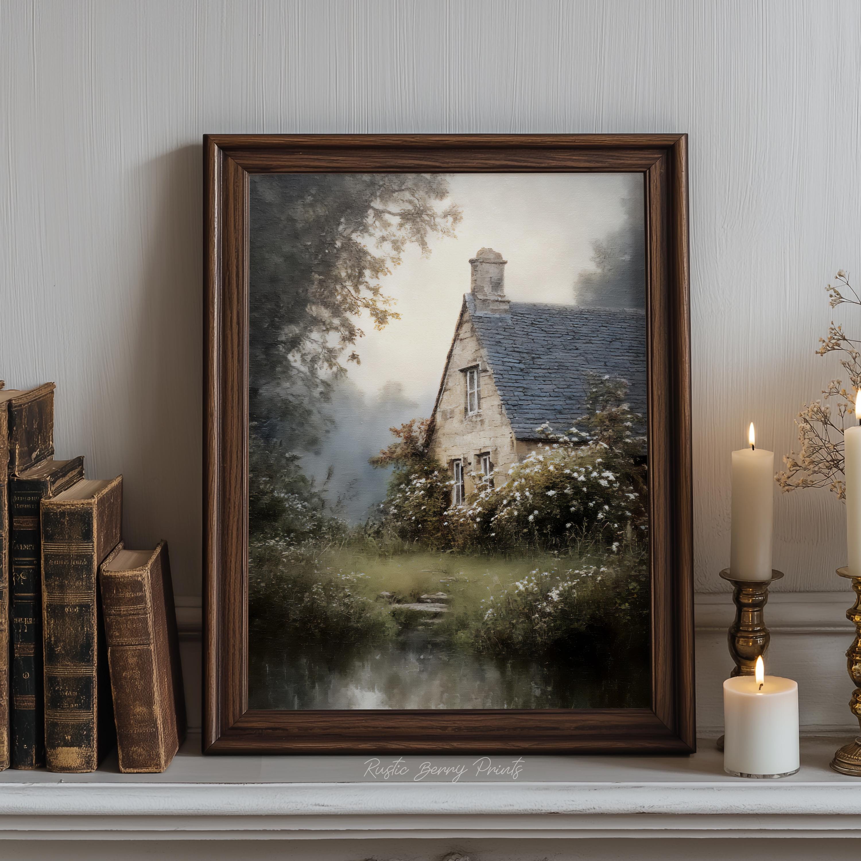 Vintage Cottage Print: Rustic Cottage Wall Art (digital Download) - Etsy