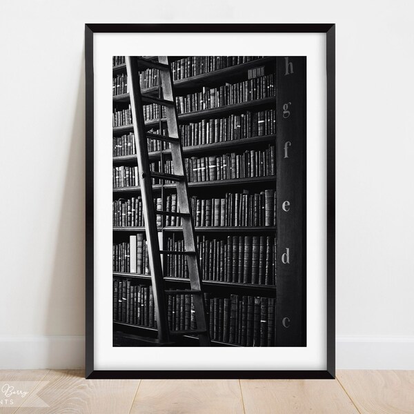 Library Wall Art - Etsy