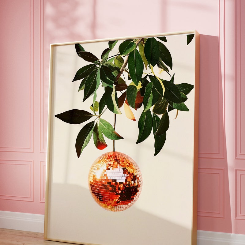 Disco Ball Fruit Art - Etsy