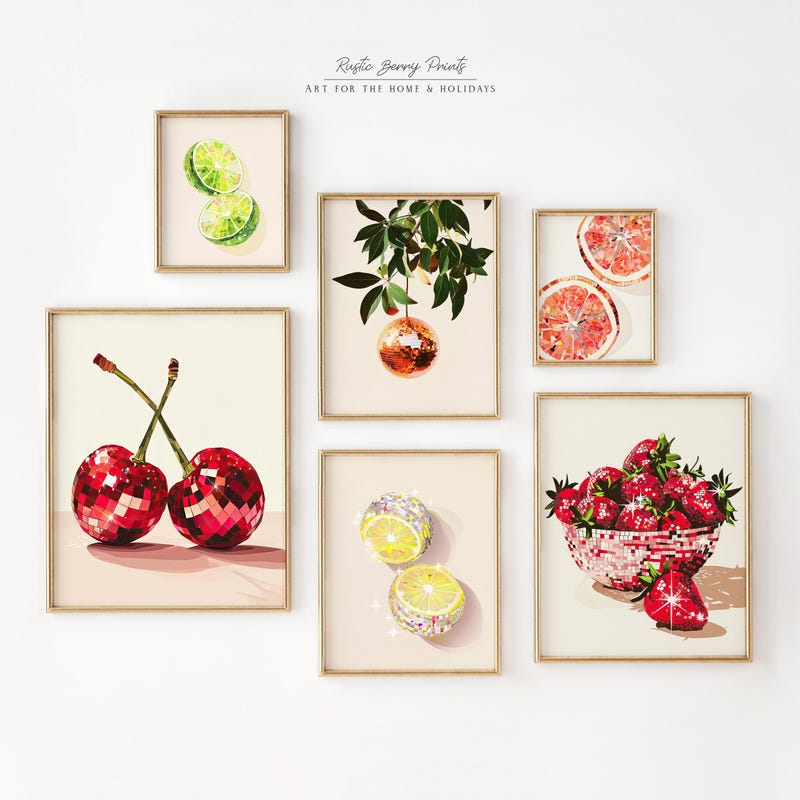 Fruit Kitchen Art - Etsy