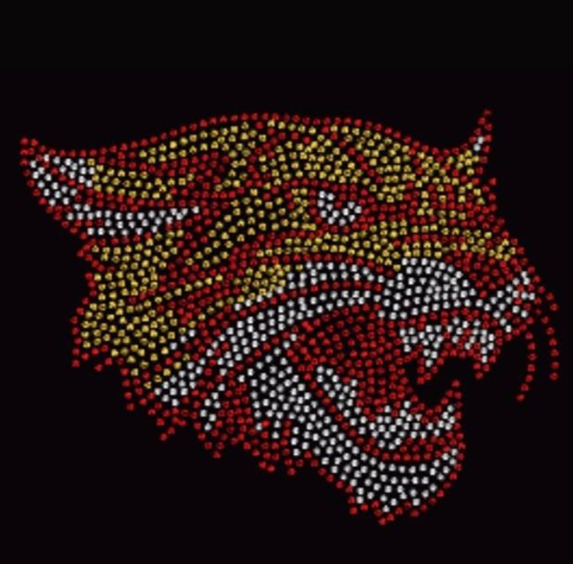 Bethune Cookman Wildcat Mascot Rhinestone Transfer - Etsy