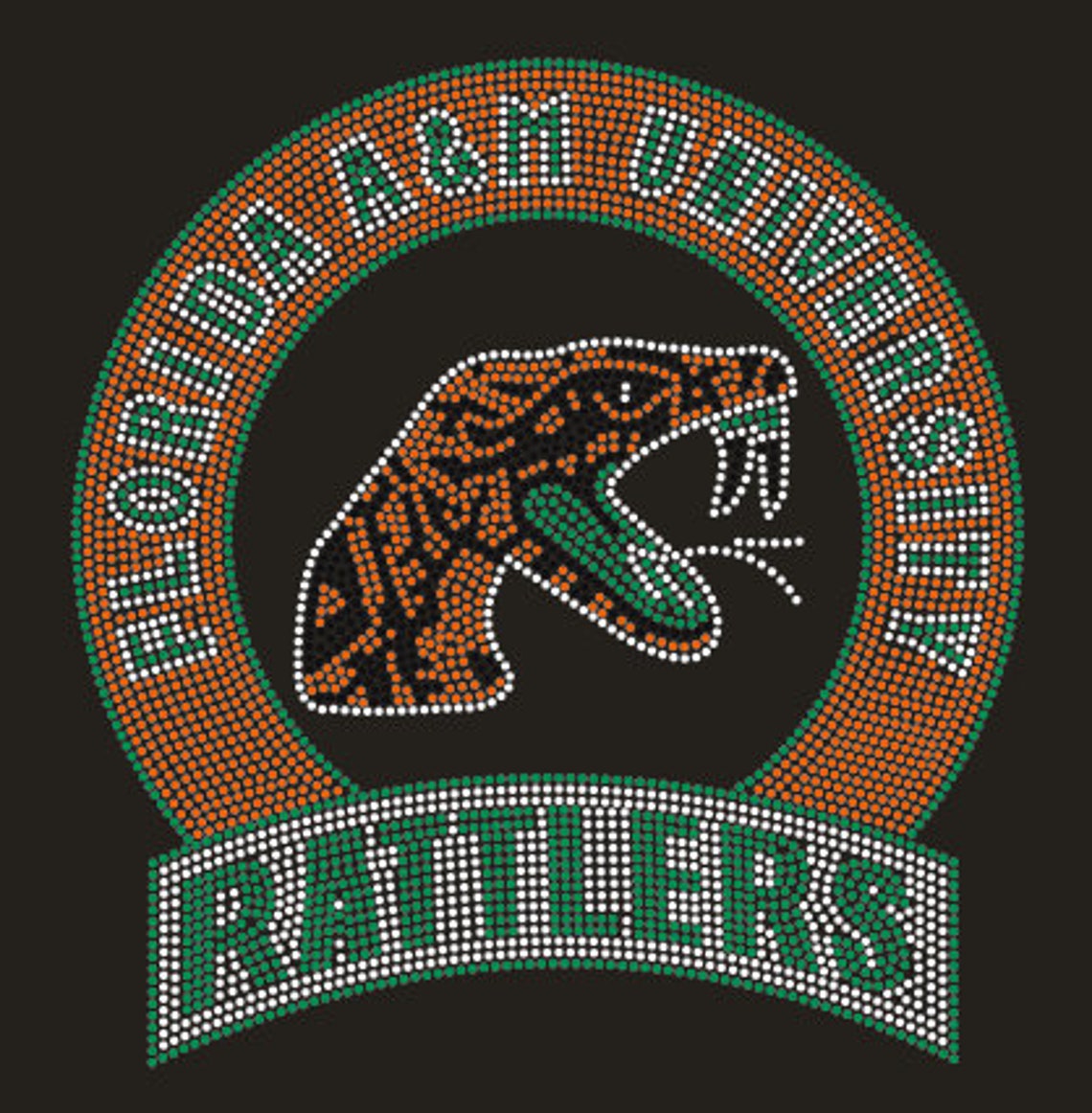 Florida A&M Rattlers Circle Design - Etsy