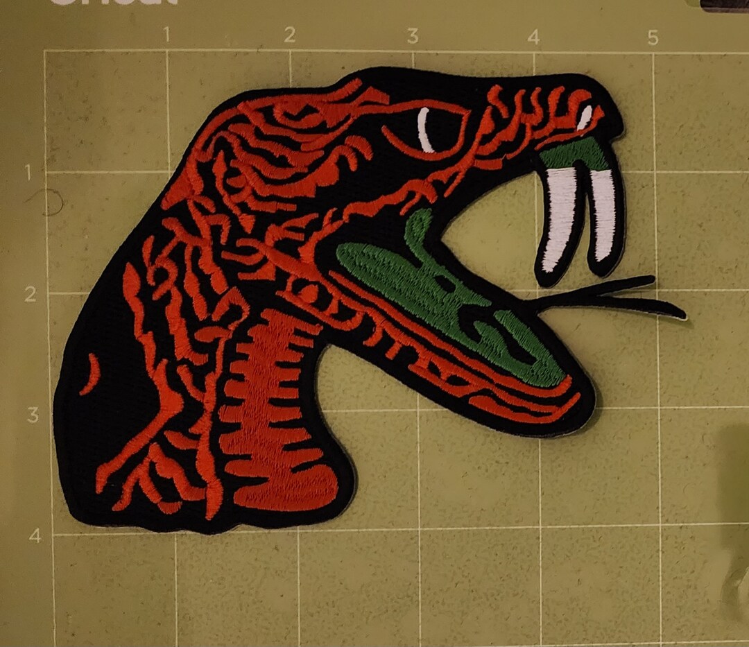 FAMU Rattler Head Iron on Patch - Etsy