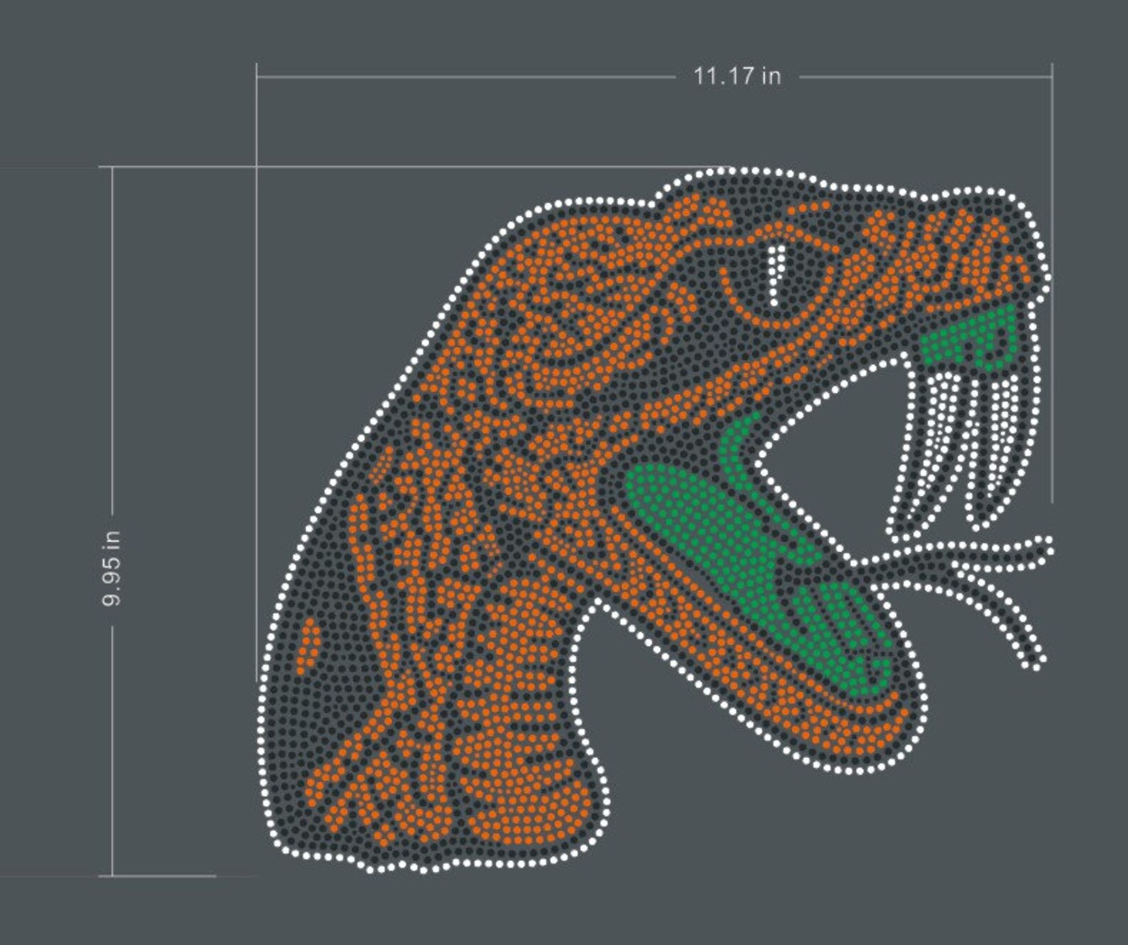 FAMU Rattler Head Transfer - Etsy