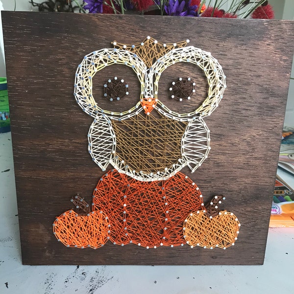 Owl String Art - Etsy