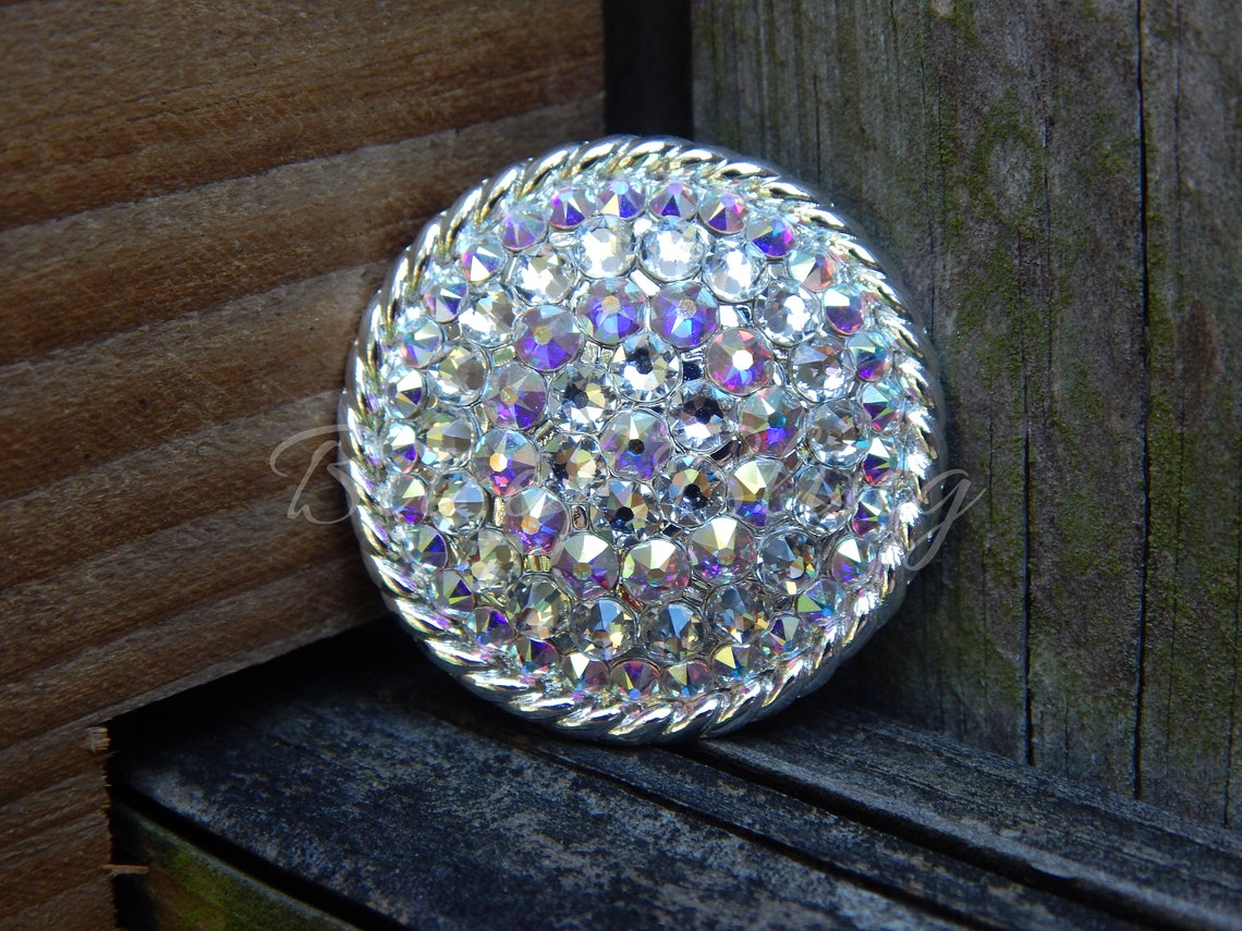 Custom Concho Bling Concho Crystal Concho Rhinestone Concho Horse Tack ...