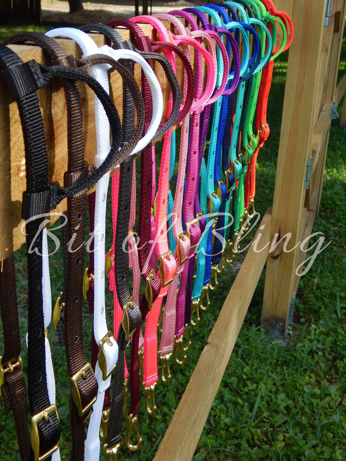 One Ear Nylon Quick Change Headstalls (you Choose Color!!!) Horse Tack ...
