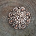 Round Berry Concho , Rose Gold - Horse Tack ; Bling Concho Crystal ...