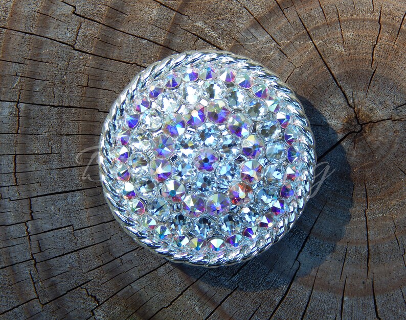 Custom Concho Bling Concho Crystal Concho Rhinestone Concho Horse Tack ...