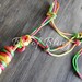 Rainbow Rope Halter With 7' Lead Western Horse Tack Rodeo Barrel Racing ...