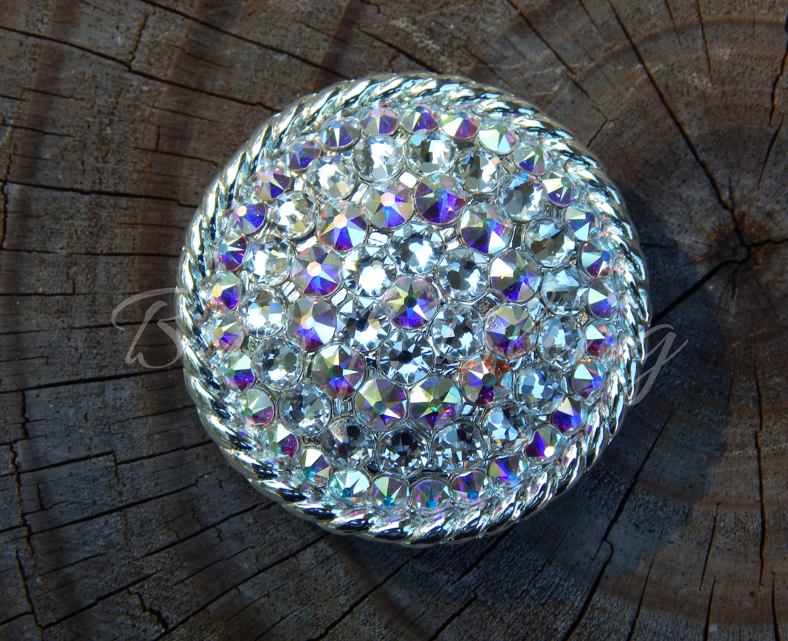 Custom Concho Bling Concho Crystal Concho Rhinestone Concho Horse Tack ...