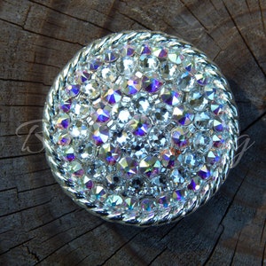 Custom Concho Bling Concho Crystal Concho Rhinestone Concho Horse Tack ...