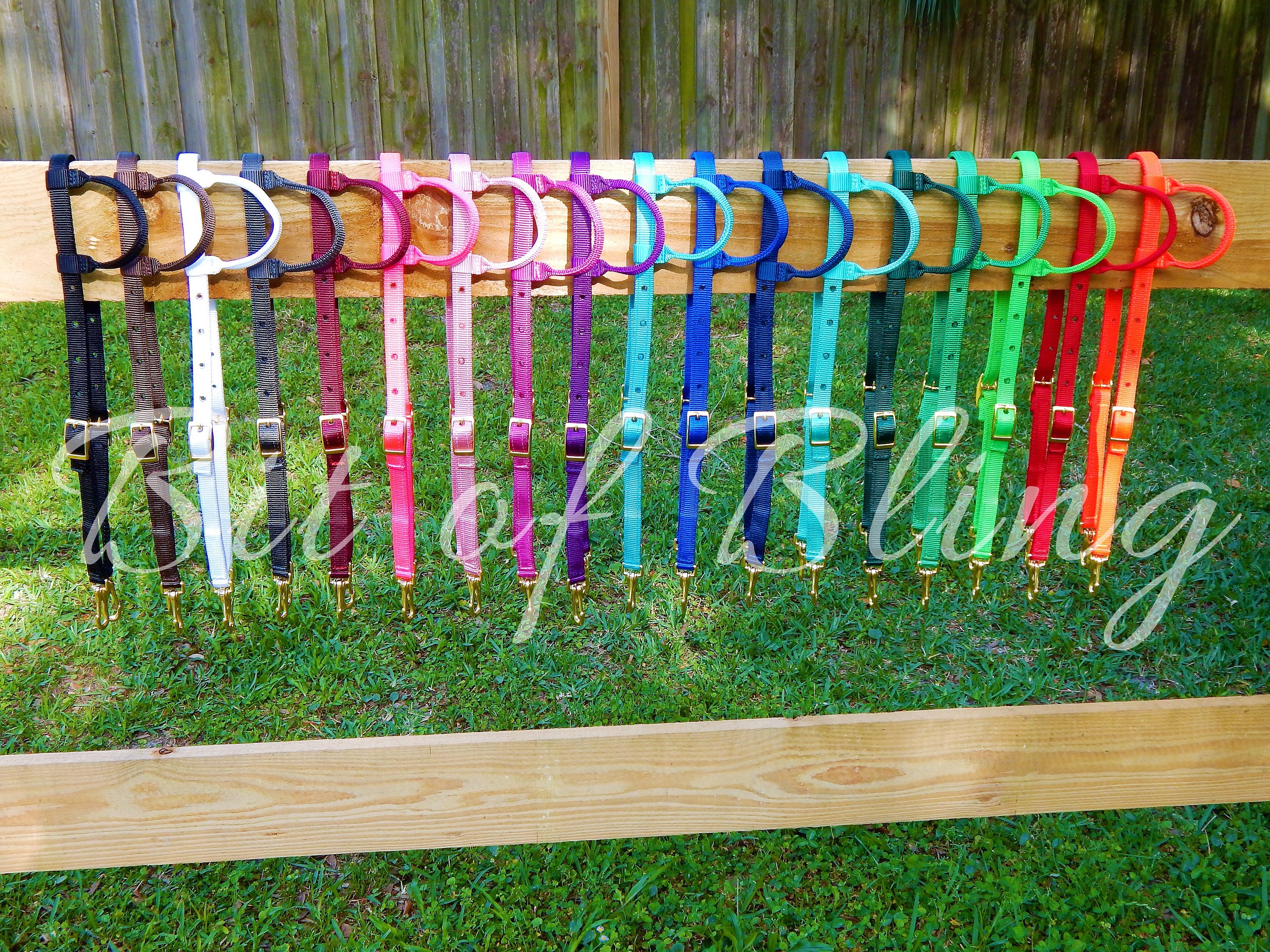 One Ear Nylon Quick Change Headstalls (you Choose Color!!!) Horse Tack ...