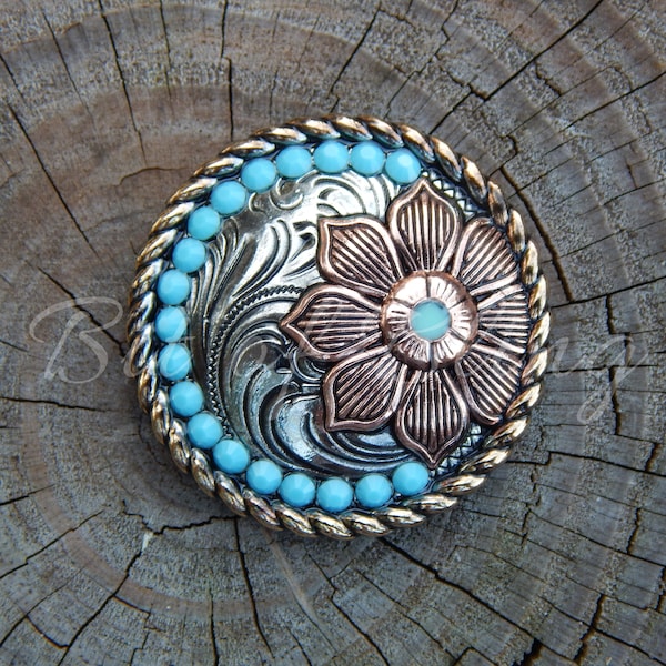 Turquoise Concho - Etsy