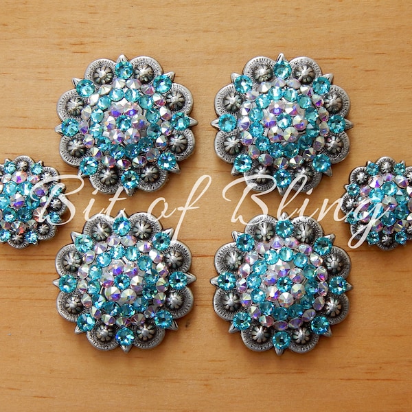 Western Saddle Conchos - Etsy