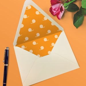 Cat Cute Stationery Set / Custom Animal Note Cards Sheets / Flat ...