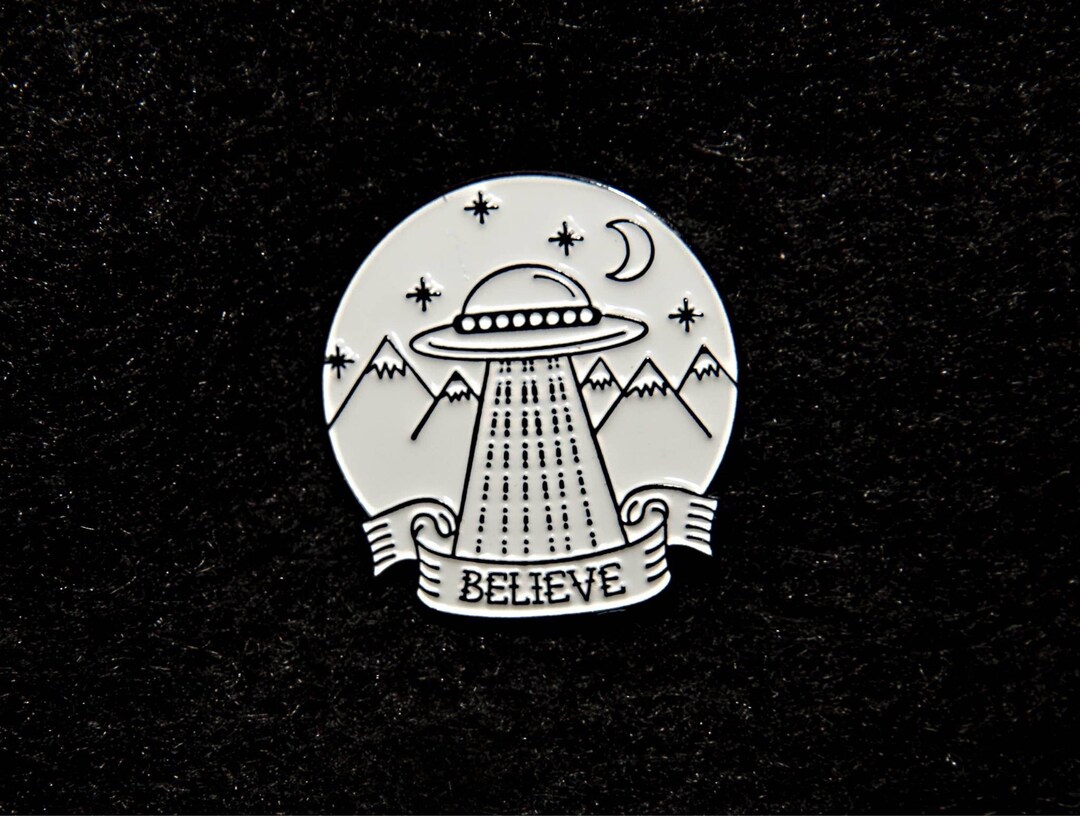 Believe Soft Enamel Pin, 22mm - Etsy