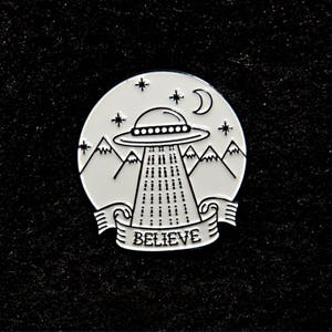 Believe Soft Enamel Pin, 22mm - Etsy