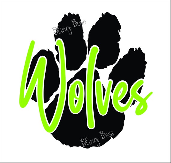 Wolves Paw SVG Digital Download Cut File PNG - Etsy