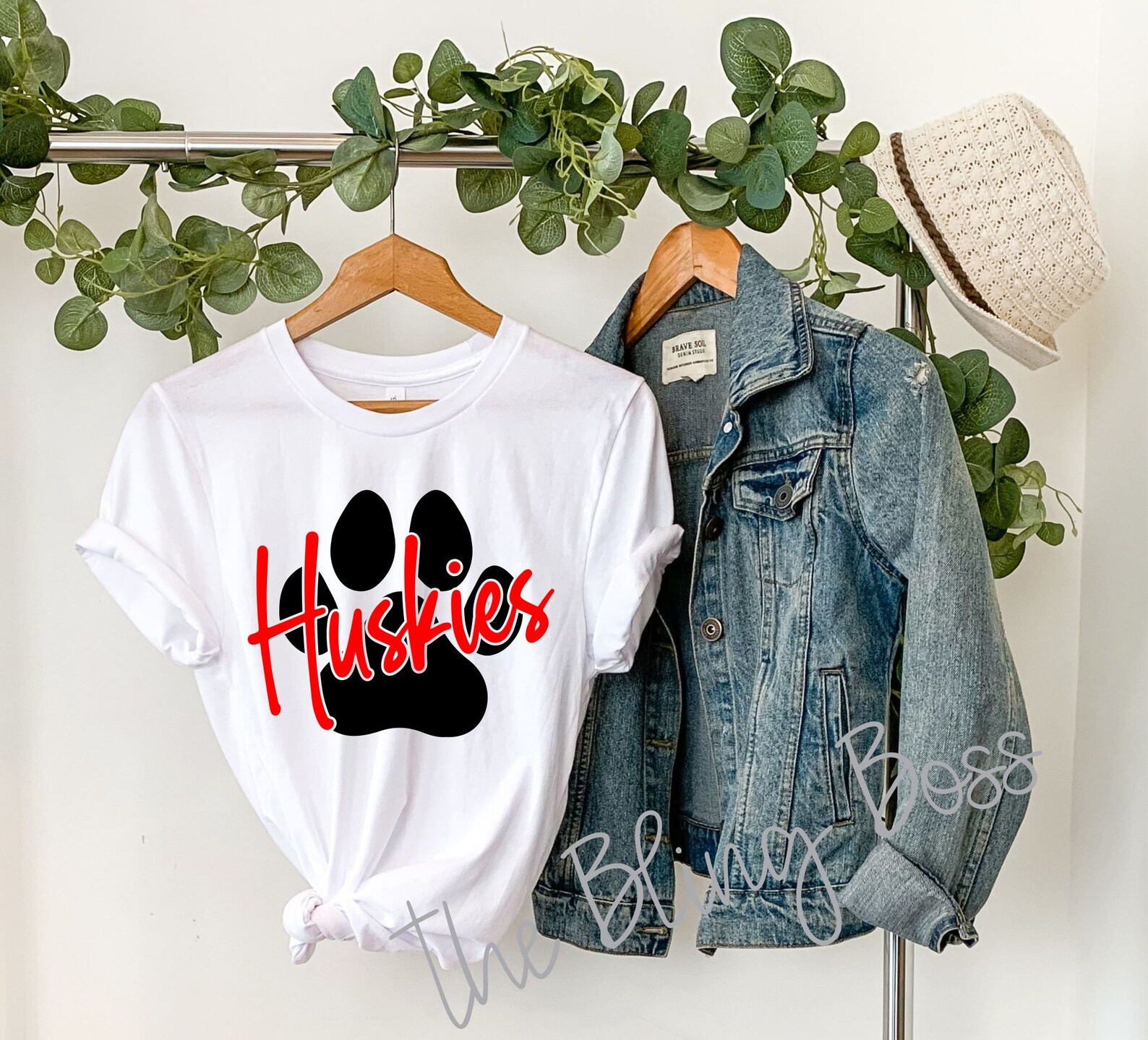 Huskies Mascot Paw SVG Digital Download Cut File + Red Black PNG - Etsy