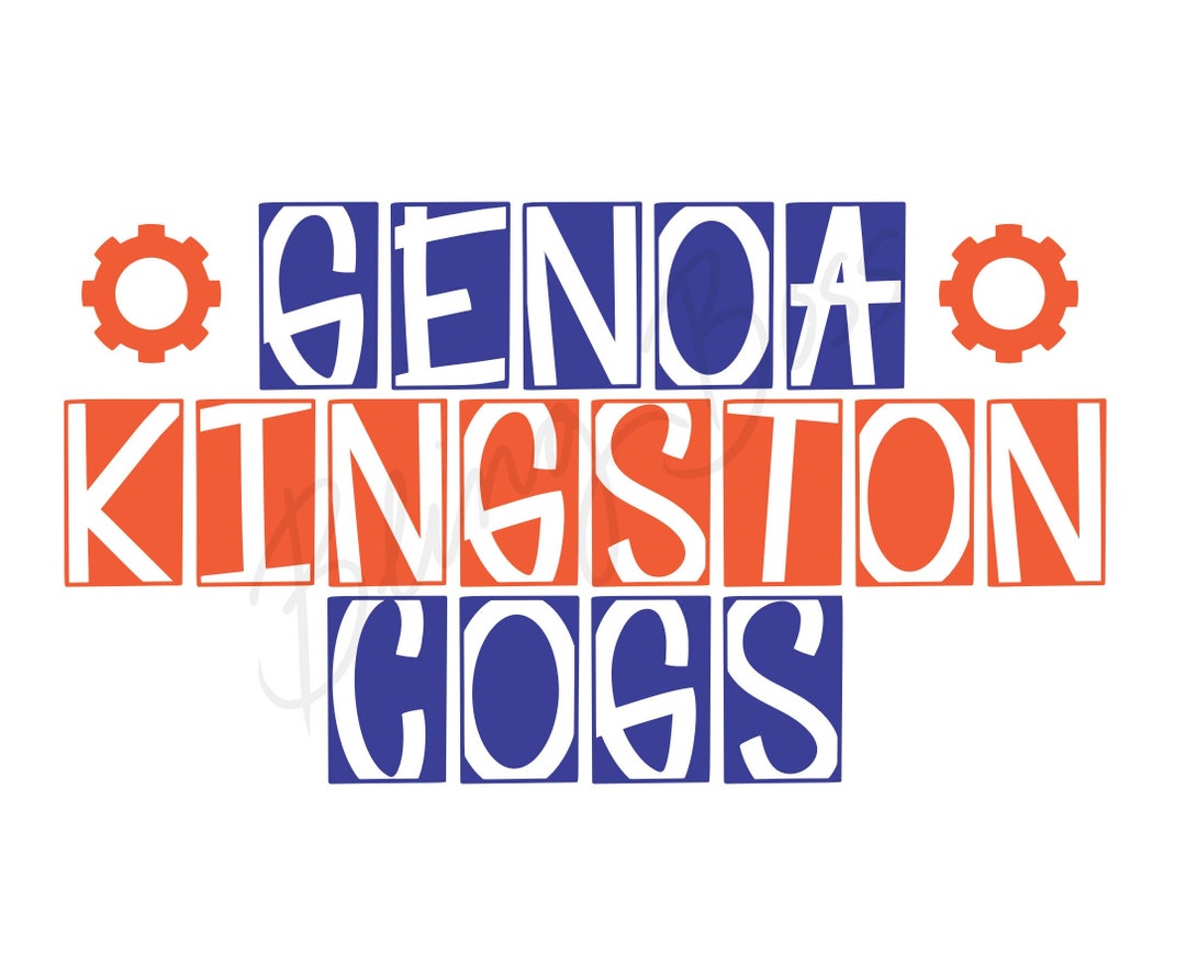 Genoa Kingston Cogs SVG Digital Download Cut File - Etsy