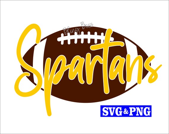 Spartans Football Digital Download Cut File SVG PNG - Etsy