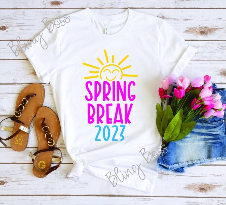 Spring Break 2023 SVG & PNG Instant Digital Download Cut File for ...