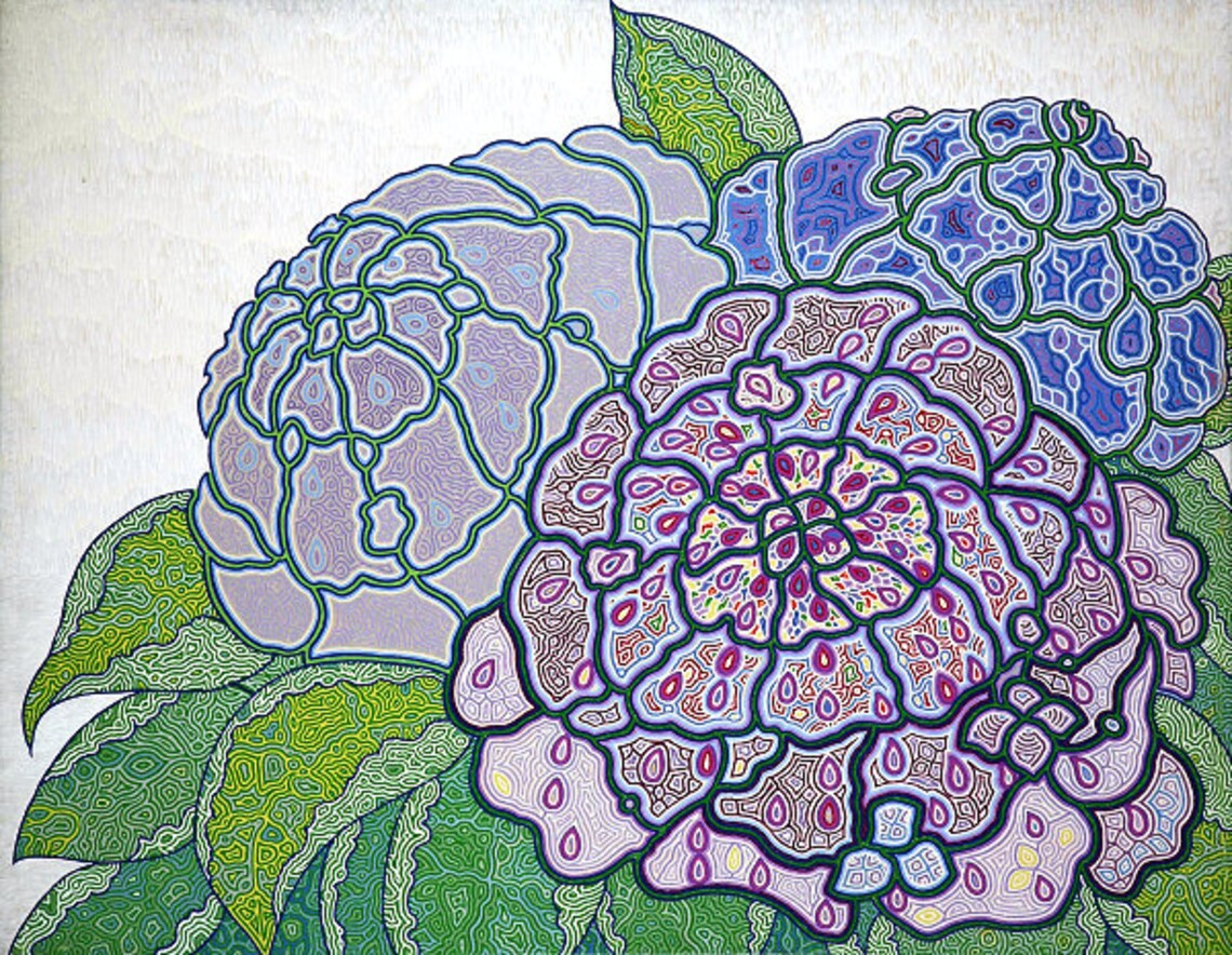 The Hydrangea: Open Edition Fine Art Print by Contemporary Japanese ...