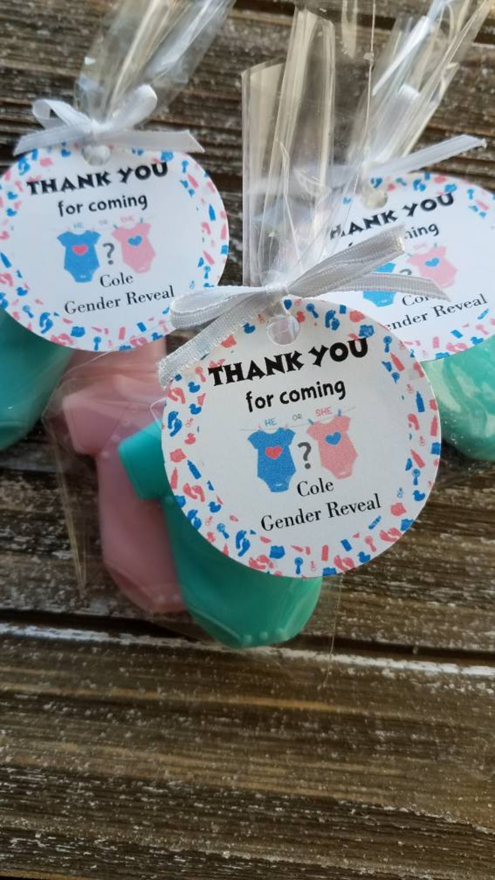 20 Gender Reveal Soap Favors Baby Shower, Birthday Party, Outfit Boy or ...
