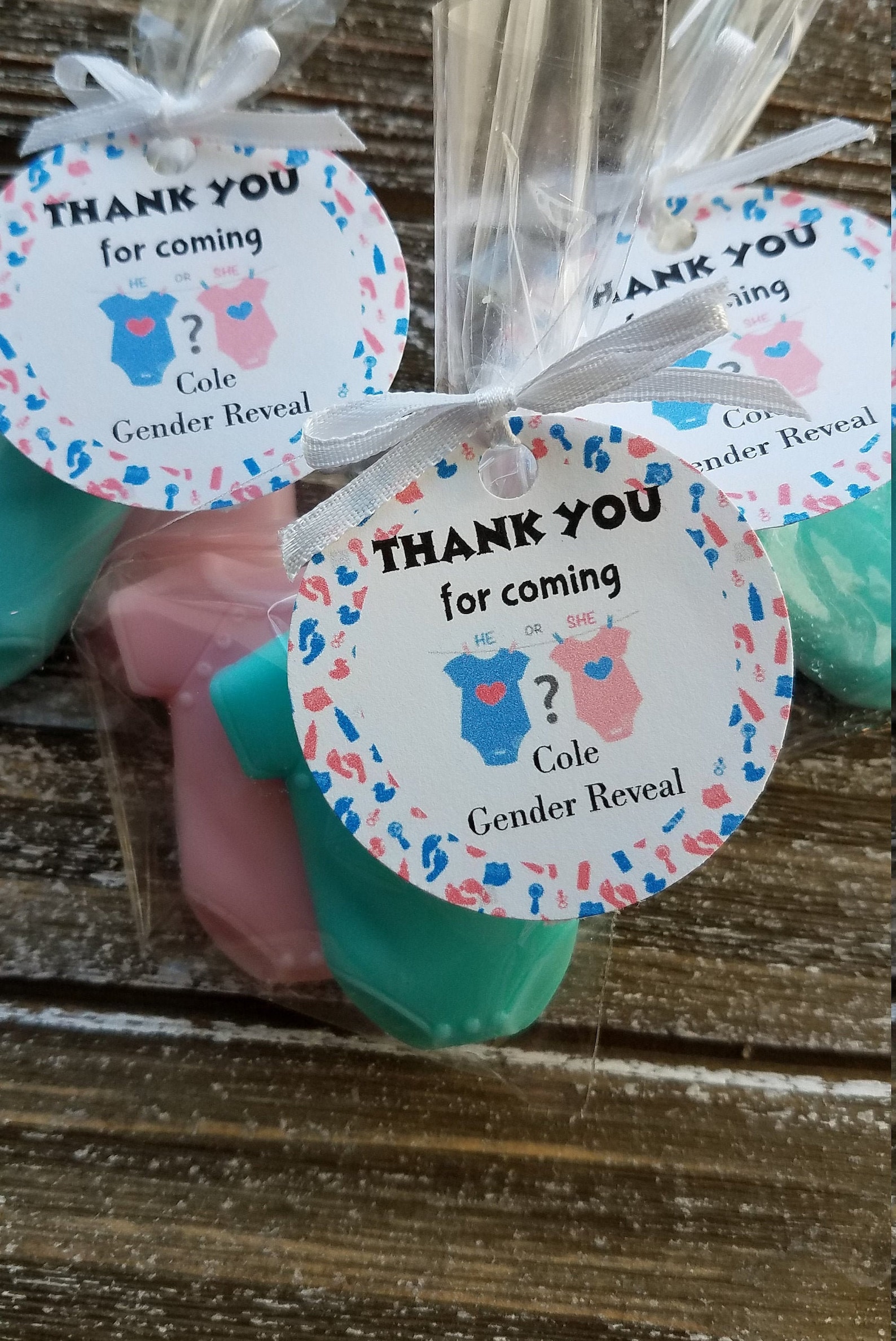 20 Gender Reveal Soap Favors Baby Shower, Birthday Party, Outfit Boy or ...