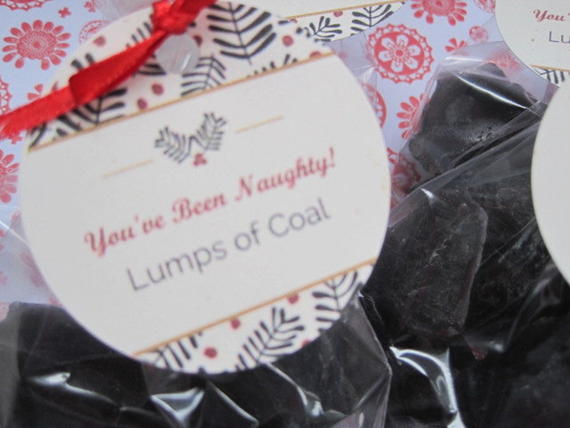 Lumps of Coal Soap Christmas Gift 1 Bag gag Gift Santa Bad - Etsy