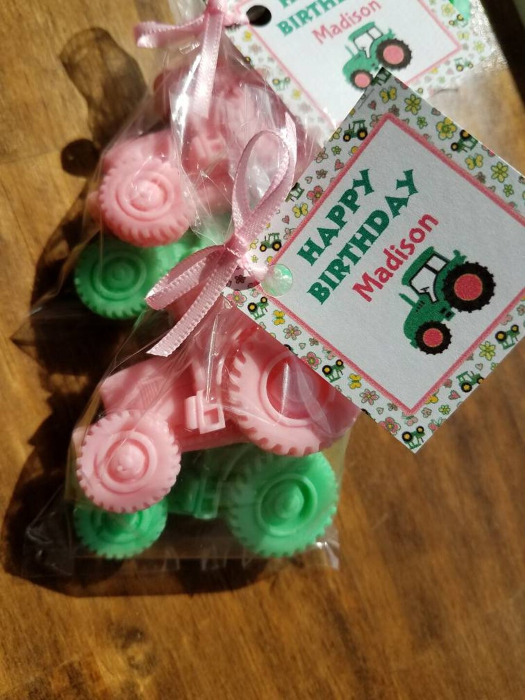 20 Girl Tractor Soap Favors (country, Farm, Tractor, Chick, Rustic ...