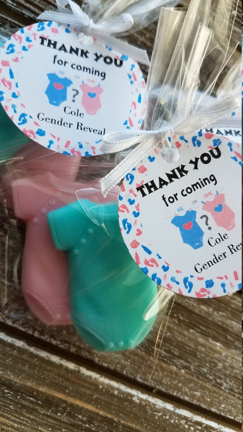 20 Gender Reveal Soap Favors Baby Shower, Birthday Party, Outfit Boy or ...
